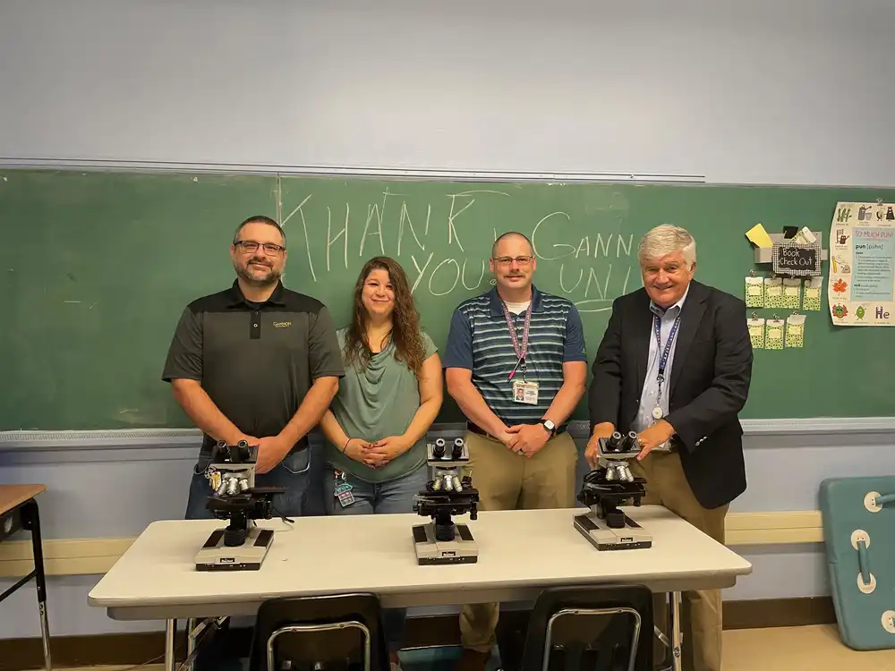 News | Gannon University’s biology department donated three microscopes ...